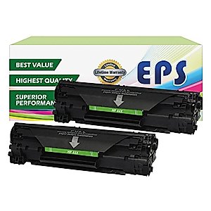 2 Pack EPS Compatible Toner Cartridge Replacement for 83X CF283X High Yield Toner Cartridges