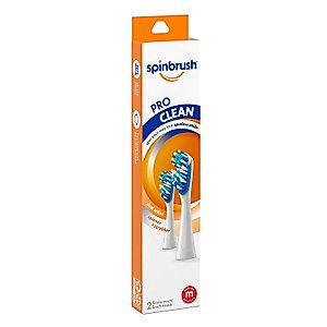 ARM & HAMMER Spinbrush Pro-Clean Replacement Brush Heads, Medium 2 ea (Pack of 6)