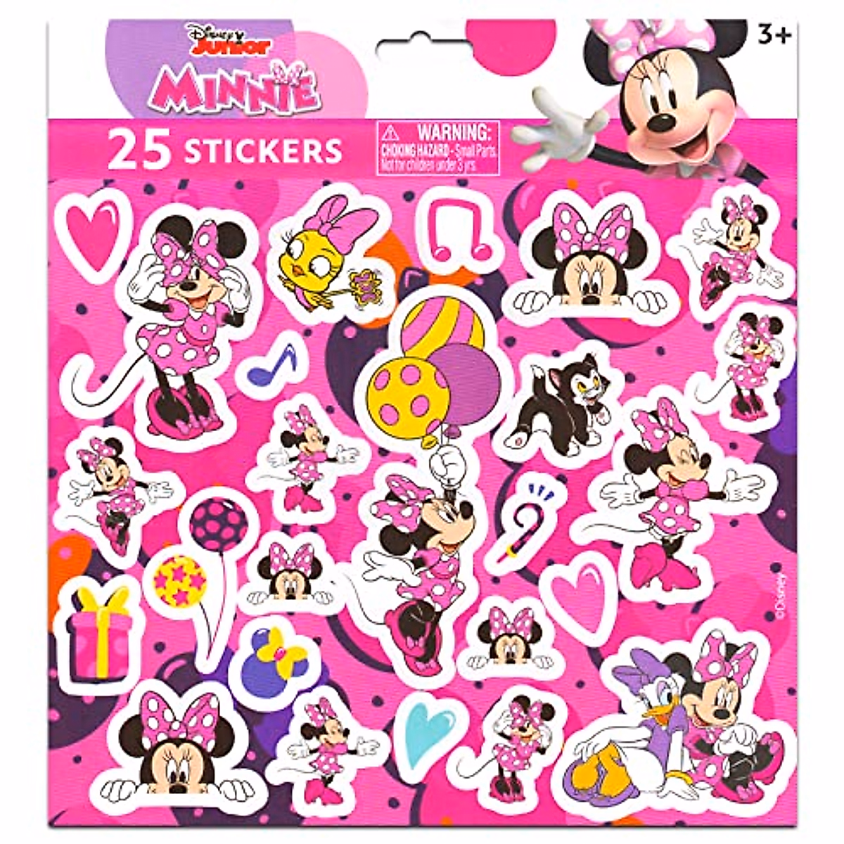 Disney Minnie Mouse Stylus Bundle - 7 Pc Minnie Mouse Pen Set with Minnie Mouse Stickers Disney Minnie Mouse Gift Set (Minnie Mouse Party Supplies)