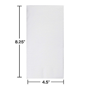 Creative Converting Form & Function Airlaid Buffet Napkin, White