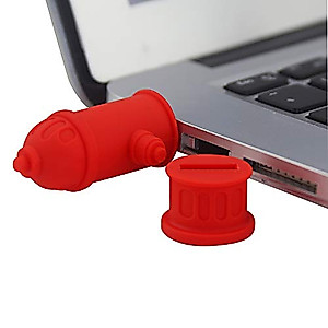 16GB USB 2.0 Flash Drive Fire Hydrant Shape Thumb Drive Jump Drive Data Storage Memory Stick Pendrive