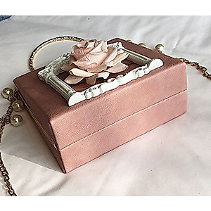 Nite closet Victorian Handbag Gothic Purses Lolita Shoulder Bag for Women Vintage Clutch (Black)