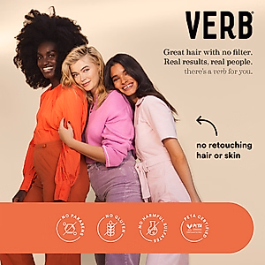 VERB Purple Shampoo - Vegan Toning Shampoo for Blonde, Grey and Silver Hair - Free of Harmful Sulfates and Paraben - Purple Color Corrector to Reduce Yellow Brassy Tones, 12 fl oz