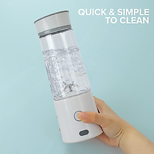 KoreJetPulse Portable Blender - 6-Blade Stainless Steel, BPA-Free, 400ml Capacity, Lightweight, Easy to Use, Perfect for Smoothies and Frozen Drinks