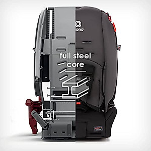 Diono Radian 3R, 3-in-1 Convertible Car Seat, Rear Facing & Forward Facing, 10 Years 1 Car Seat, Slim Fit 3 Across, Gray Slate