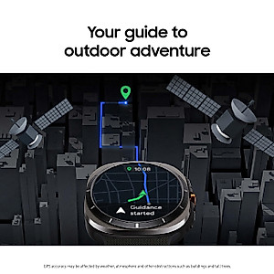 SAMSUNG Galaxy Watch Ultra 47mm LTE AI Smartwatch w/Energy Score, Wellness Tips, Heart Rate Tracking, Sleep Monitor, Fitness Tracker, GPS, 2024,Titanium Silver (Renewed)