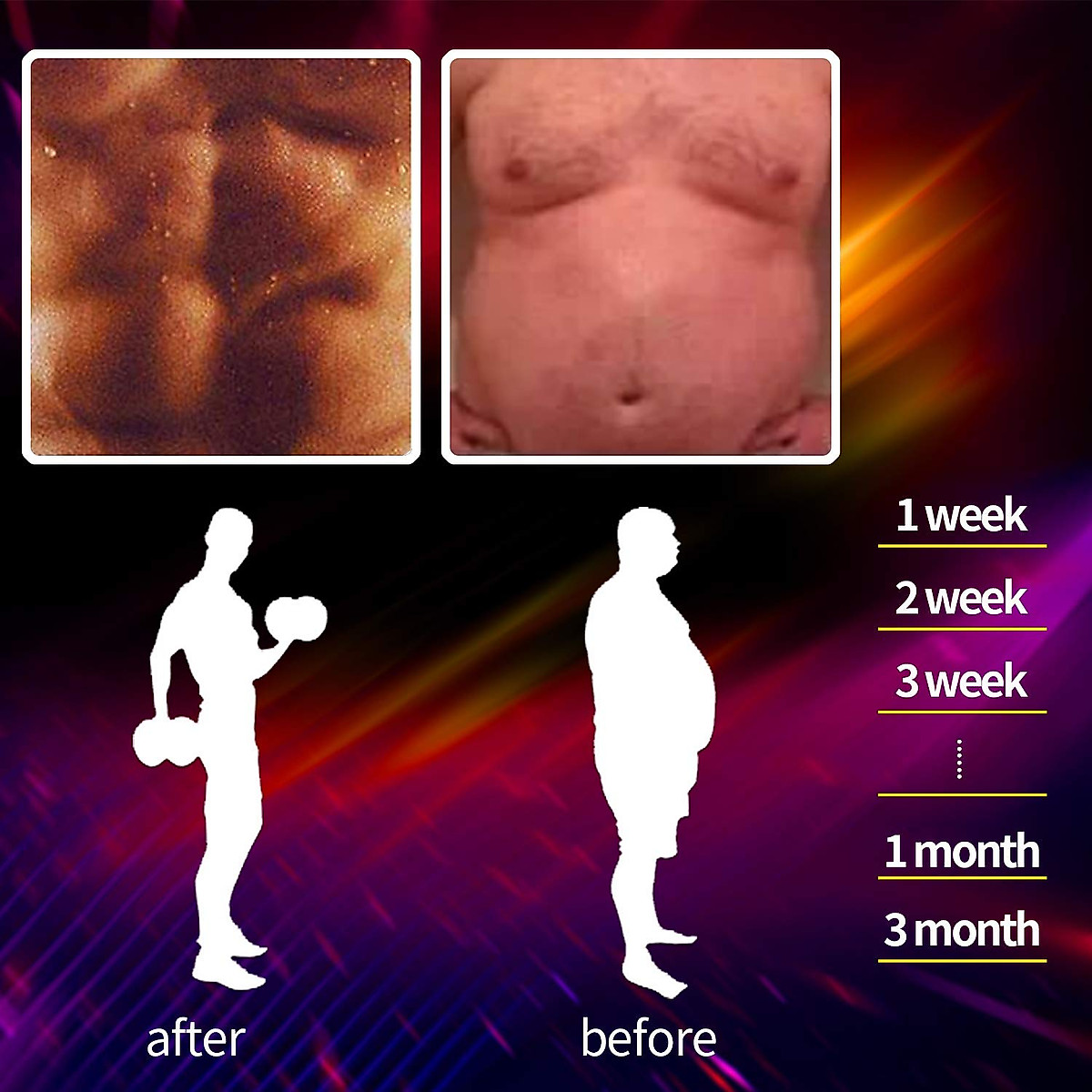 GKVK Mens Slimming Body Shaper Vest Chest Compression Shirt Abs Abdomen Slim Tank Top Undershirt, White, Medium