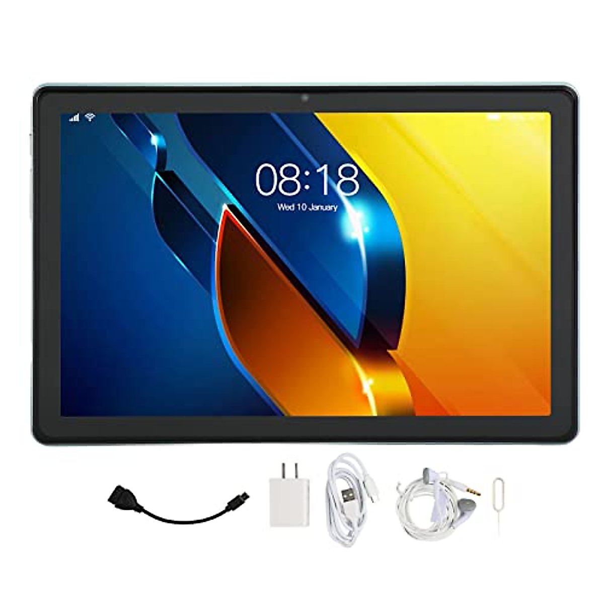HEEPDD 5G WiFi Tablet, Kids Tablet Green for Android 11 10 Core Processor for Office (US Plug)