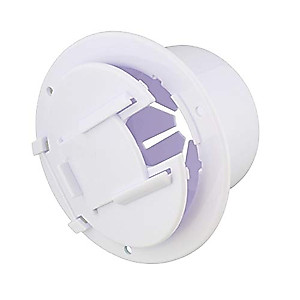 Dumble Round Electric Cable Hatch for 50 Amp RV Electric Cord – RV Camper Electric Cord Cover, White