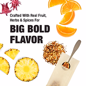 Tiesta Tea Top 8 Favorites Sampler Set, Up to 80 Cups, High to No Caffeine, Hot & Iced Tea, Loose Leaf Tea Variety Pack with Green, Herbal, Black & Chai Tea, 8 Sample Pouches