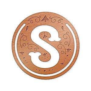 IF Letters S Literary Bookmark