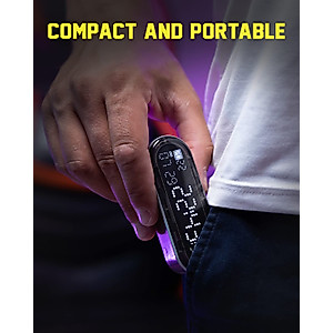 sharge 4 in 1 Multifunctional Timer: Digital Clock/Digital Timer/Countdown Timer/Pomodoro Timer, 5000mAh Portable Charger Included, 20W USB Fast Charging（Includes Capsule Portal, by Shargeek）