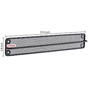 MyGift Modern Sunglasses Holder Matte Black Metal Mesh Wall Mounted Eyewear Display Rack, Hanging Eyeglasses Storage Rail Case