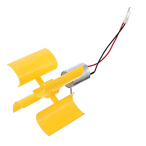 ULTECHNOVO Dynamo Small Wind Generators Vertical Wind Turbines Generator Wind Kit Micro Vertical Generator Plastic Solar Generator Electric Tools Teaching Tool Abs Micro-motor F5 Mini