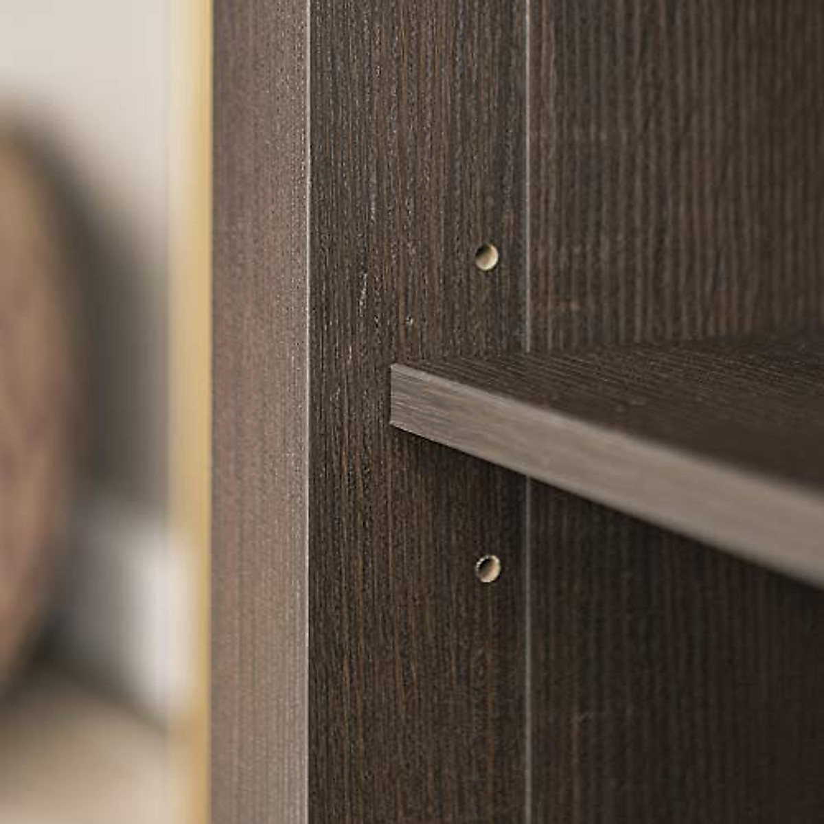 Walker Edison Wren Classic 6 Cubby TV Stand for TVs up to 80 Inches, 70 Inch, Espresso