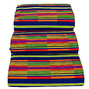 African Fabric 100% Cotton Fabric African Ankara Print Fabric 6 Yards One Piece 1525