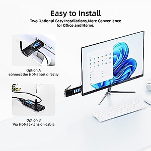 MeLE PCG02 Fanless Mini PC Stick Windows 11 Pro Celeron J4125 8GB 128GB Micro Desktop Computer Stick Support HDMI 4K 60Hz Wi-Fi5 Gigabit Ethernet BT4.2 on Business Office Industrial IOT Media Home