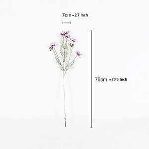Gentille G Home Collection Artificial Purple Cosmos Stem 30" Tall (Purple, 1)