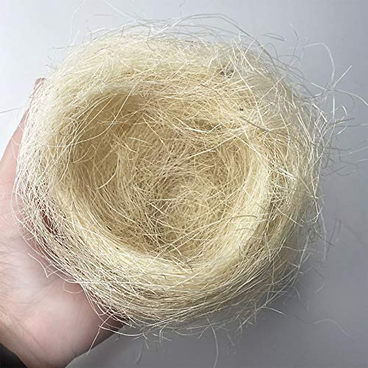 kathson Bird Nesting Materials Coconut Fiber Bird Nest Bedding Material Warm and Breathable Linen Silk for Bird Small Animals (6 Pack)