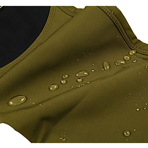 Singbring Men's Outdoor Fleece Lined Windproof Waterproof Hiking Snow Ski Pants Medium Tan(M01F32-Tan-M)