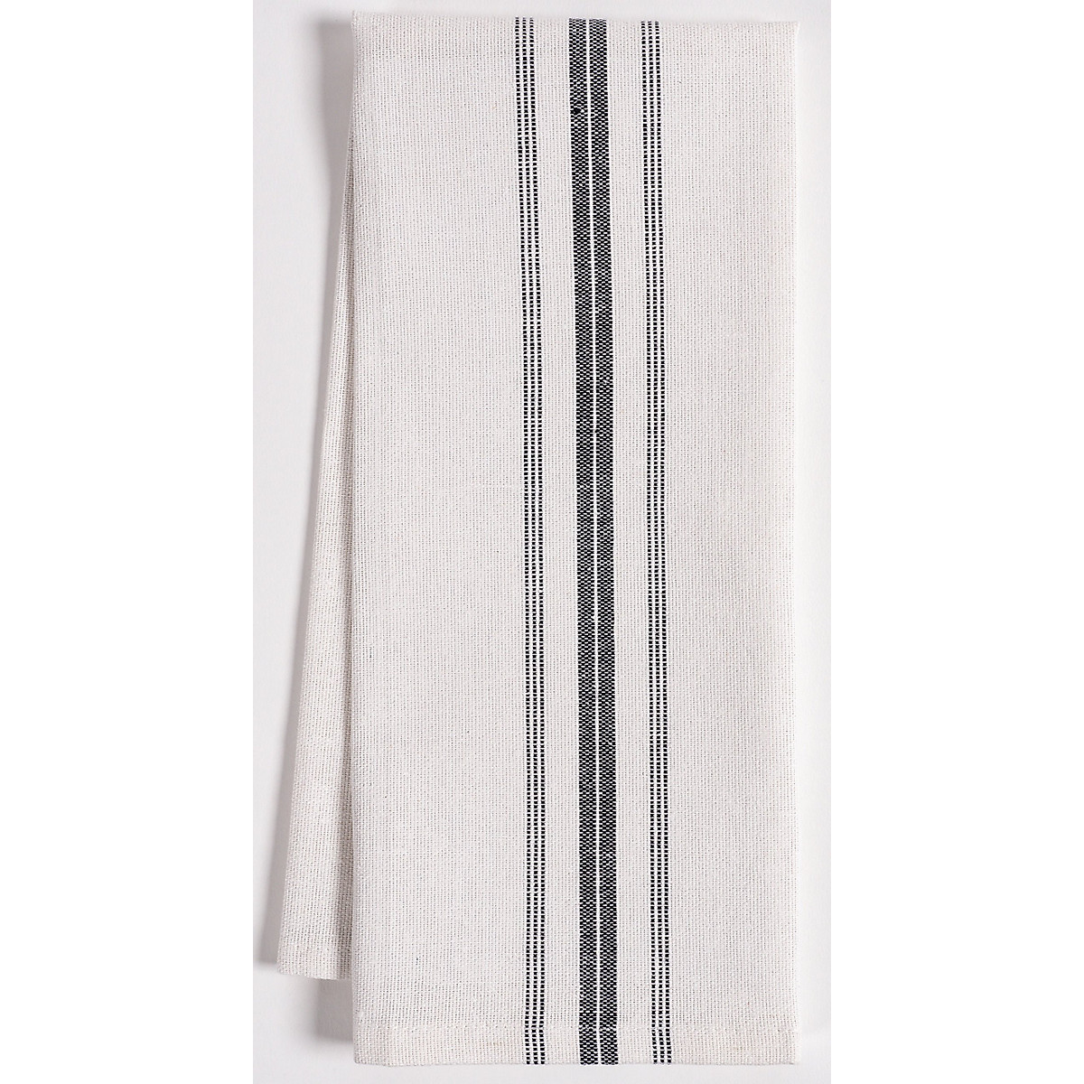 KAF Home Classic Farmhouse Stripe Kitchen Towels, Pure Cotton Dish Towels, Towel Dish Cloths for Cooking, Cleaning, and Dining, Set of 12, Charcoal
