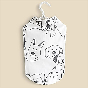 HOUKAI Printed Pet Clothes Shirts Pet Supplies Dog Clothes Beach Style Summer Dog Shirts (Color : D, Size : Scode)