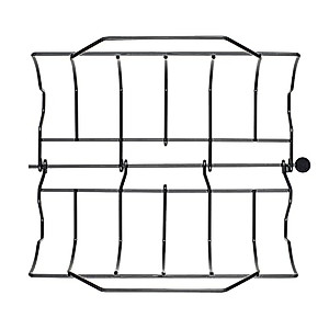 Circulon Ultra Lasting Nonstick Roaster/Roasting Pan with Easy Serve Rack, 17 Inch x 13 Inch, Black