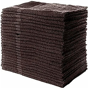 Simpli-Magic 79223 Brown Hand Towels, Size: 16” x 27”, 12 Pack