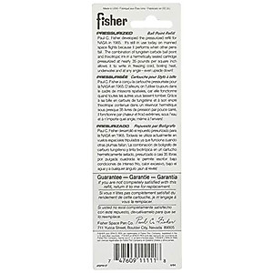 Fisher Space Pen Point Pressurized Refill, Blue Fine (SPR1F)