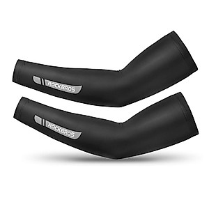 ROCKBROS Sun Protection Arm Sleeves Cooling Running Golf Fishing Cycling Arm Sleeves