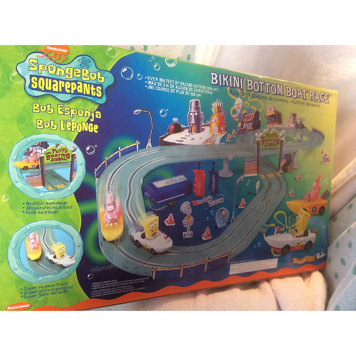 Nickelodeon Spongebob Bikini Bottom Boat Race Playset