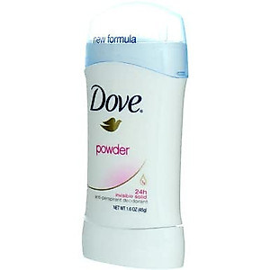 Dove Deodorant Powder Invisible Solid 1.6oz (2 Pack)