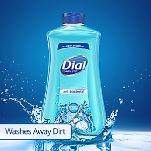 Dial Complete Antibacterial Liquid Hand Soap Refill, Spring Water, 32 fl oz