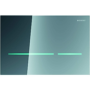Geberit Sigma 80 242618SM1 Actuator Plate Replacement Part Mirror Glass for 2 Flushes