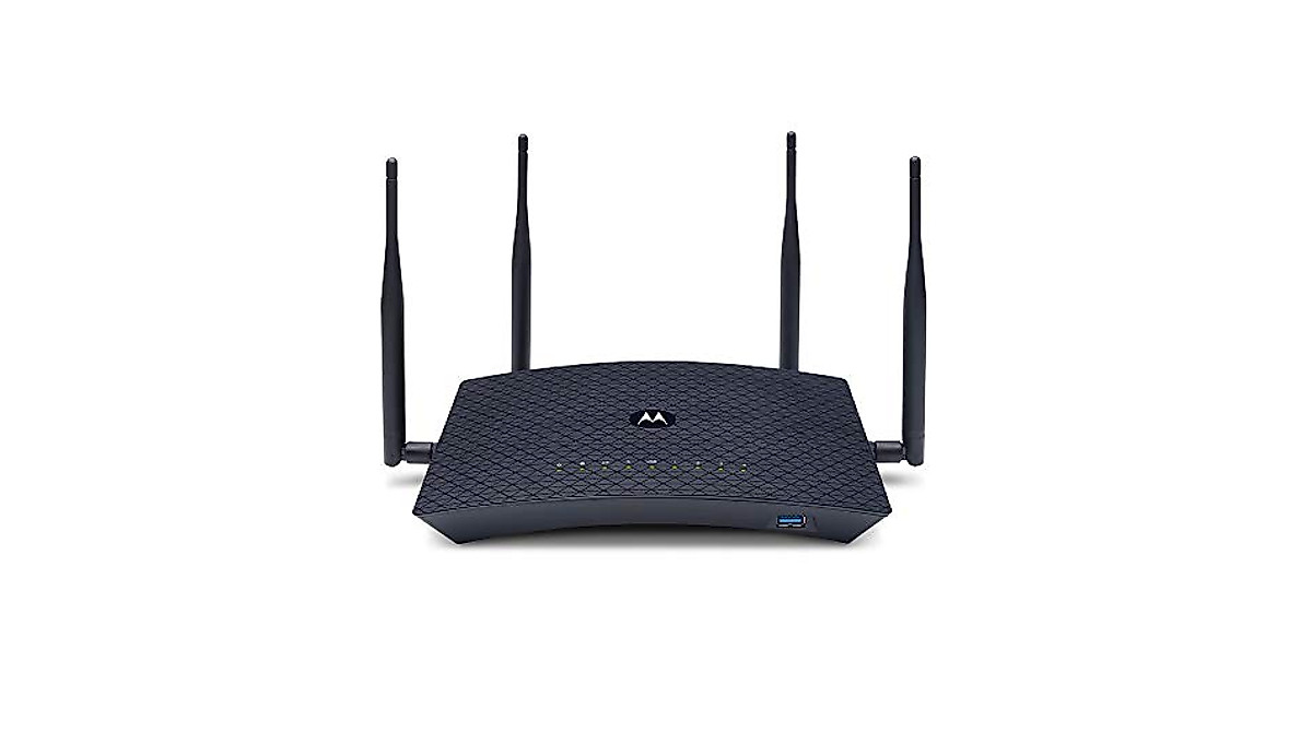 Motorola AC2600 4x4 WiFi Smart Gigabit Router with Extended Range ...
