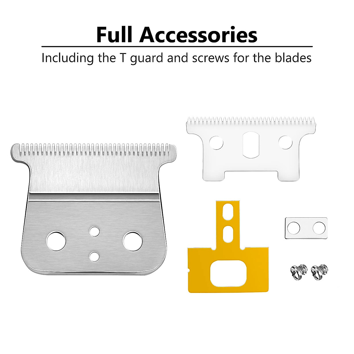 T Blade, T clipper and trimmer ceramic blades, T clipper and trimmer replacement blade replacement blade (Ceramic T blade + sliver steel blade)