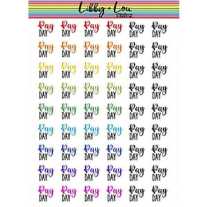 Pay Day Planner Stickers | Libby and Lou Sticker Co