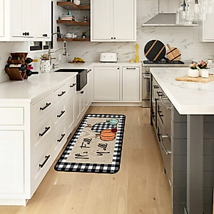 TIAMILCO Mardi Gras Carnival Kitchen Rugs and Mats Kitchen Decor Non Skid Kitchen Mats Doormat, 20x39in