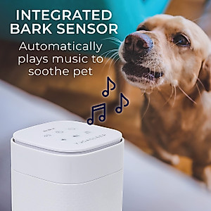 Yogasleep Pawzz White Noise Machine for Dogs, Home & All Pets. with Integrated Bark Sensor, 6 Automatic Relaxing Natural Sounds, Help Keep Pets Calm, Anti-Barking with Training, Noise Canceling