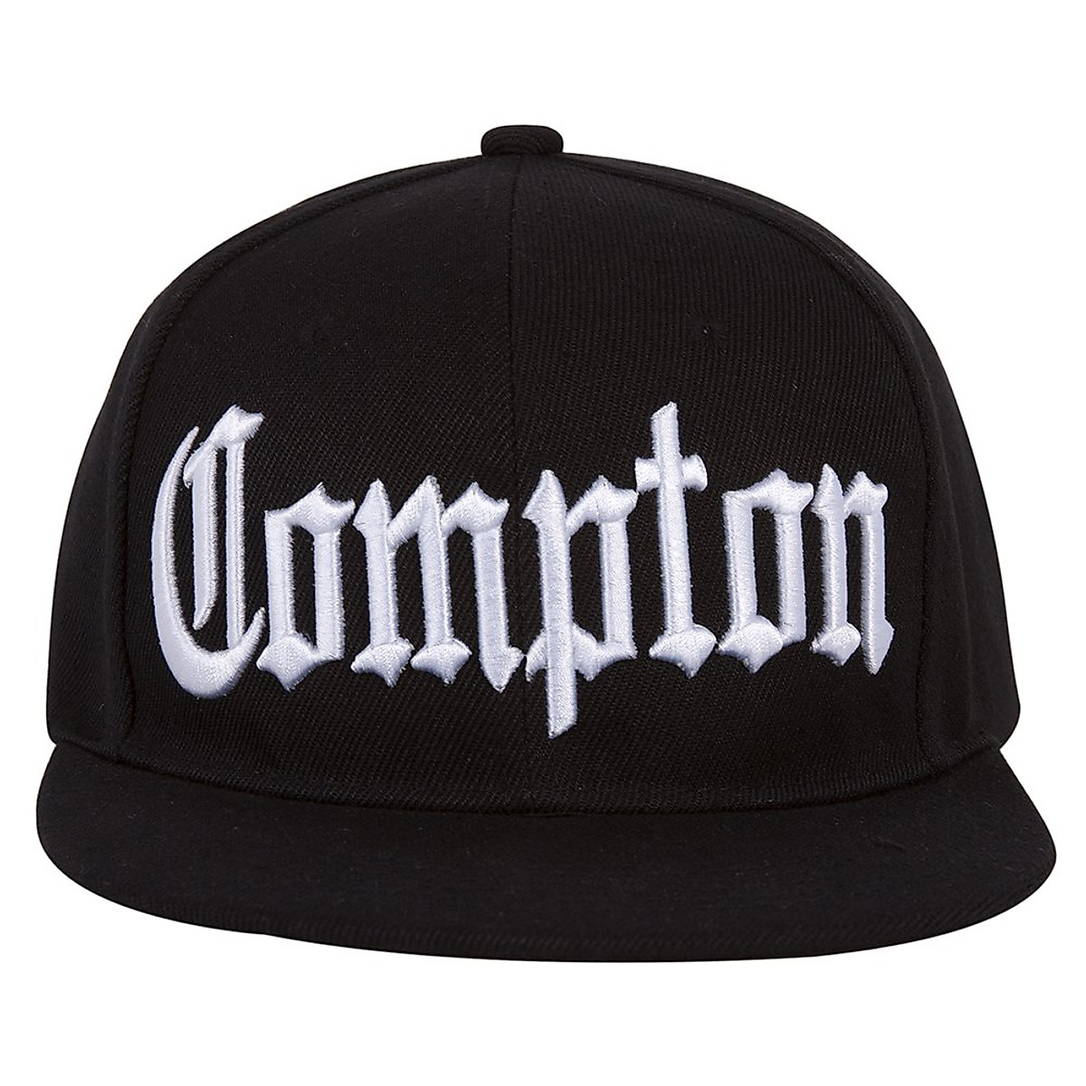 Gravity Threads Compton 80s Rapper Costume Kit Flat Bill Hat w Sunglasses, Chain - Black