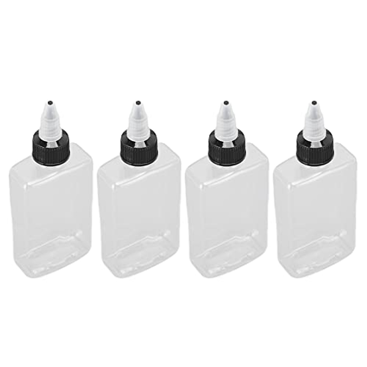 Garden supplies 4 Pcs Seasoning Bottle 100ML Portable Sealed Reusable Dispensing Oil Bottle Seasoning Bottle for Outdoor BBQ Camping