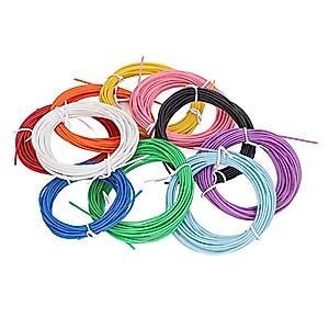 10 Color 3D Pen PCL Filament Refill 1.75mm Low Temperature Bright 3D Printing Pen Consumables 5m