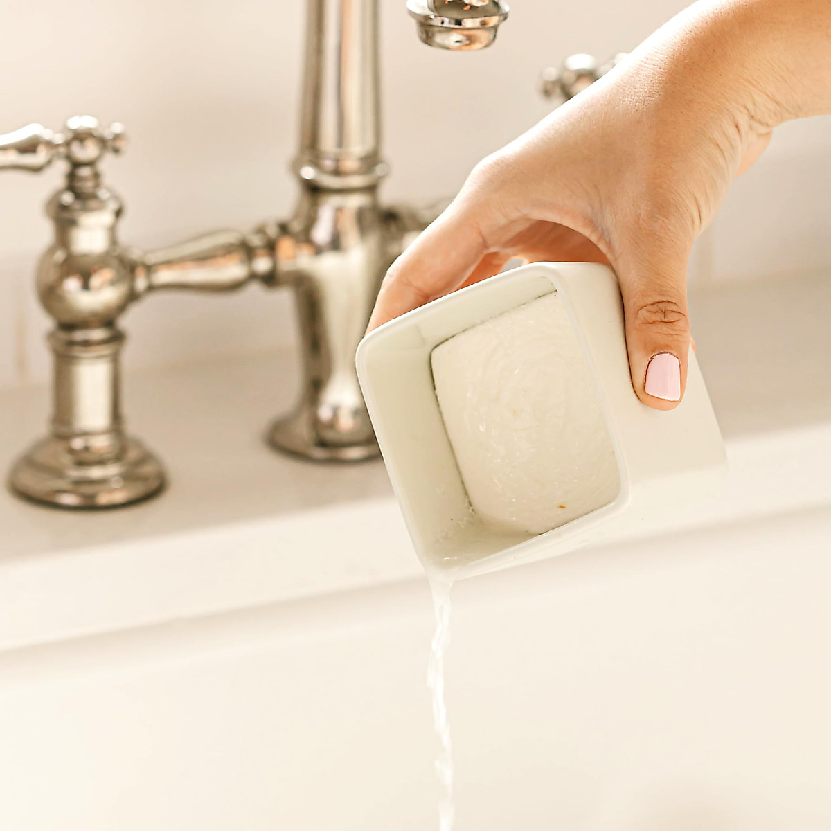 Nellie's Dish Butter Refill - Semi-Solid Zero-Waste Dish Soap Block Alternative - Light Spruce Scent - Easy Refill for Dish Butter Container - (1 Pack)