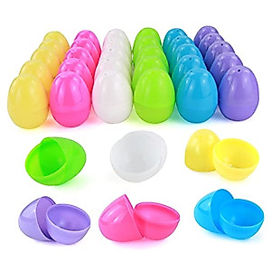Zerodeko Plastic Refillable Eggs 36pcs Egg Toy Toys Fake Eggs for Decorating Mini Plastic Eggs Easter Eggs Surprise Toys Plastic Easter Eggs Easter Eggs Toys Eggs Wrapping Boxes Giant