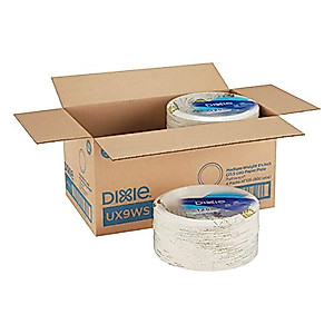 Dixie 8.5” Medium-Weight Paper Plates by GP PRO (Georgia-Pacific), Pathways, UX9WS, 500 Count (125 Plates Per Pack, 4 Packs Per Case)