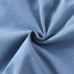 Toddler Baby Boy Summer Waffle Clothes Outfits Set Sleeveless Tree Fish Print Tank Tops + Shorts Set (Yellow, 12-18 Months)