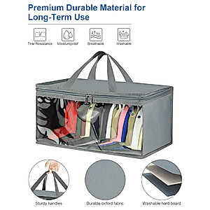 Epesoware Stackable Hat Storage for Baseball Caps, Hat Organizer for Baseball Caps with Cardboard, Wide Hat Bag Foldable Hat Case for Home Travel