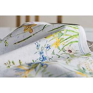 Maison d' Hermine Napkin 100% Cotton 20Inch x 20Inch Set of 4 Decorative Washable Cloth Napkins Table Napkin, Dining, Kitchen, Parties & Camping, Fleurs De Mai - Spring/Summer