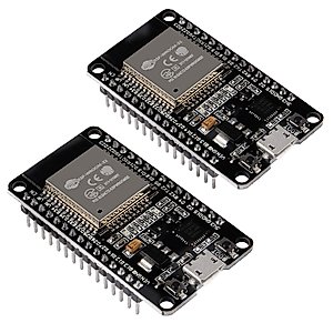 ACEIRMC ESP32 ESP-32S Development Board 2.4GHz Dual-Mode WiFi + Bluetooth Dual Cores Microcontroller Processor Integrated with ESP32s Antenna RF AMP Filter AP STA for Arduino IDE (2pcs)