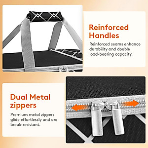 Lifewit Insulated Casserole Carrier for Hot or Cold Food, Casserole Dish Bag Carrying Case, Lasagna Lugger Holder for Potluck/Parties/Picnic/Cookouts, Fits 9"x13" Baking Dish, Black